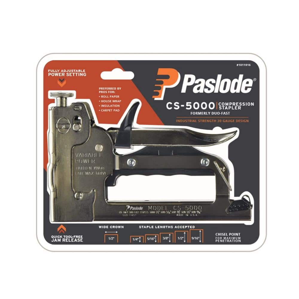Paslode CS-5000 1/2 in. Heavy-Duty Compression Stapler (1-Piece ...