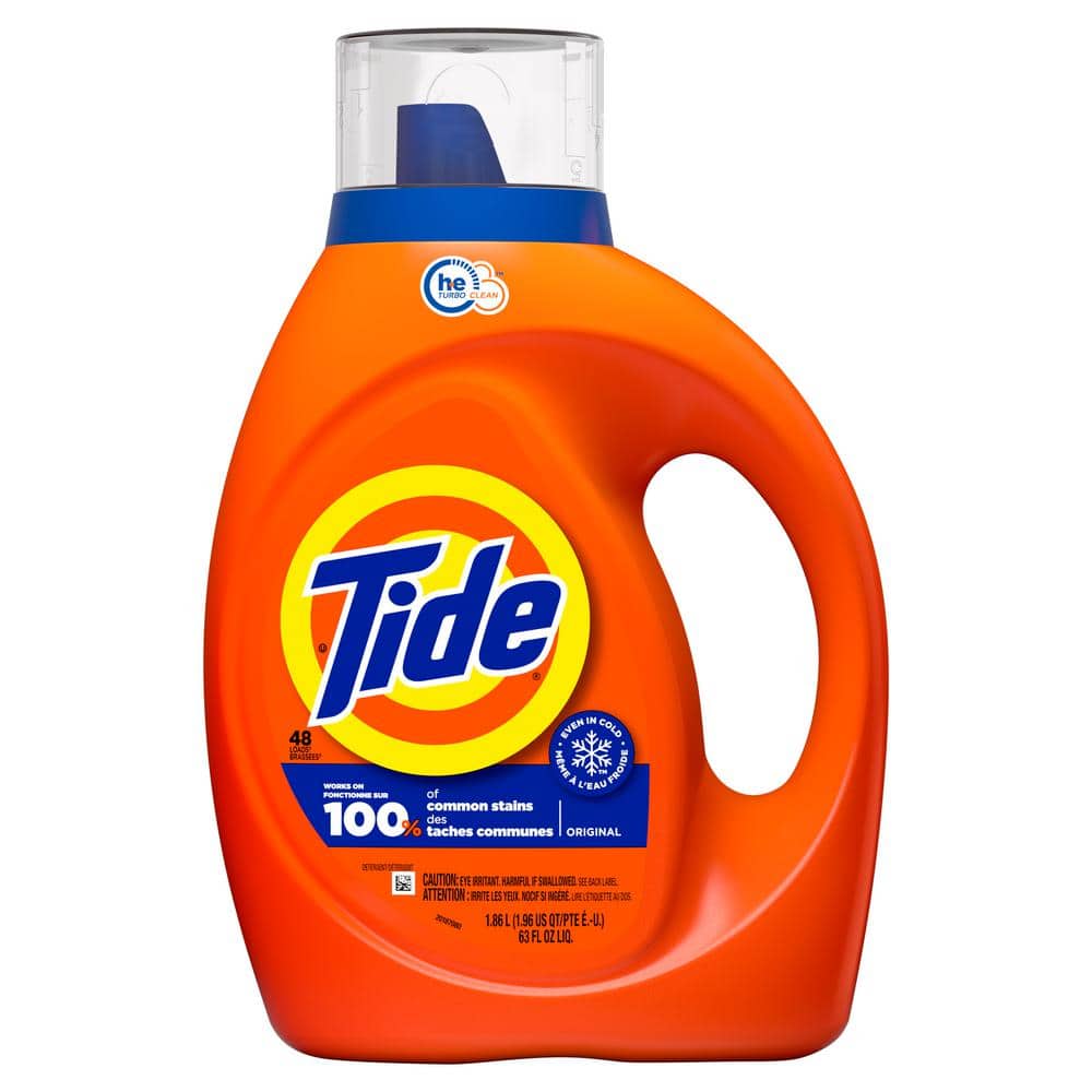 Tide Original Scent Liquid Laundry Detergent, 48-Loads, 63 fl. oz ...