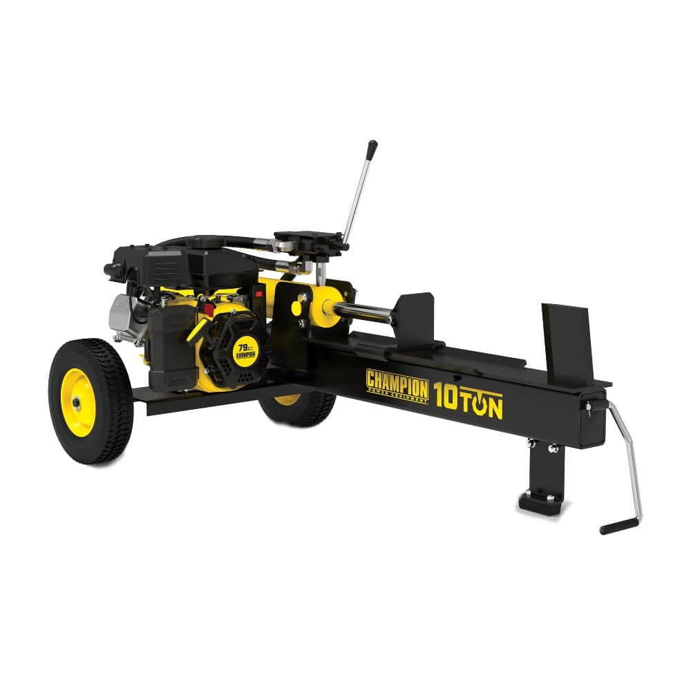Champion Power Equipment 10-Ton 79 cc Compact Horizontal Gas Wood Log ...