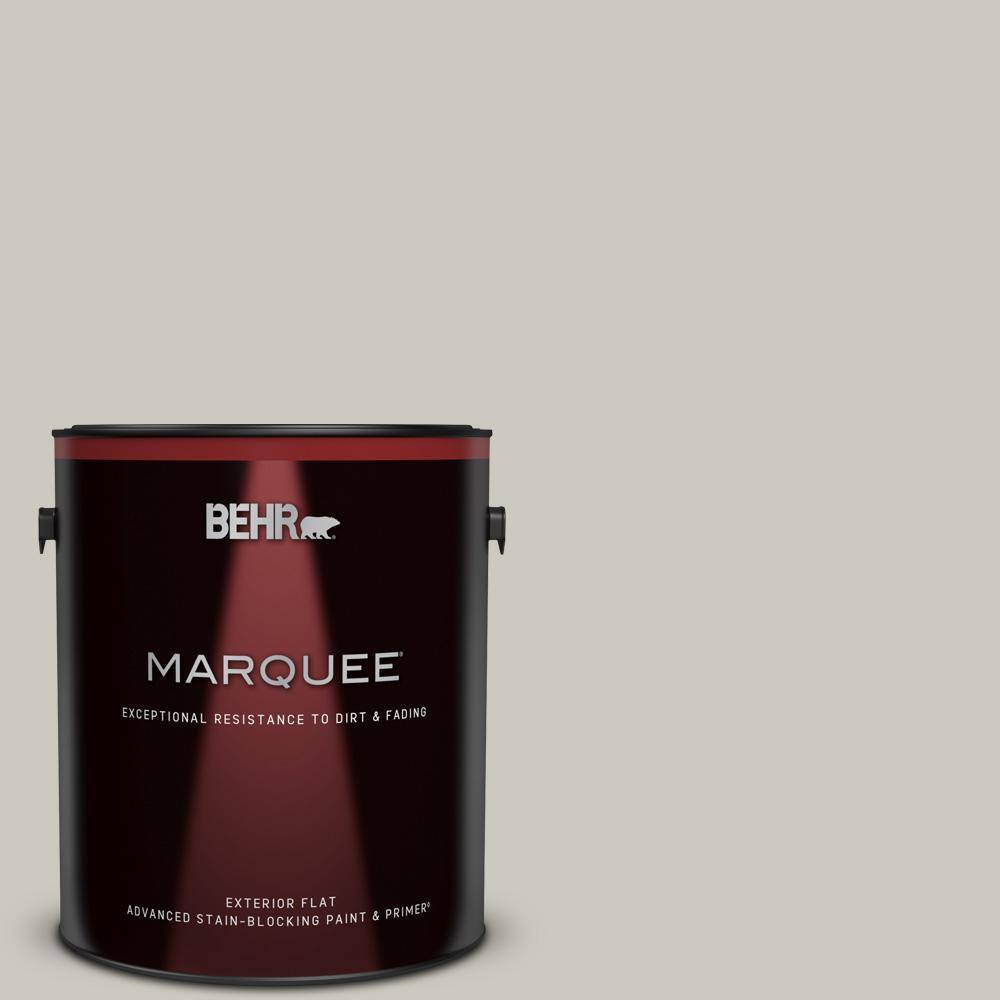 BEHR MARQUEE 1 gal. Designer Collection #DC-008 Gratifying Gray Flat ...