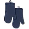 KitchenAid Ribbed Soft Silicone Ink Blue Oven Mitt Set (2-Pack ...