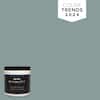 BEHR DYNASTY 8 oz. #HDC-AC-23 Provence Blue One-Coat Hide Satin Enamel ...