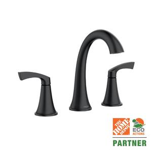 MOEN Darcy 4 in. Centerset 2-Handle Bathroom Faucet in Spot Resist ...
