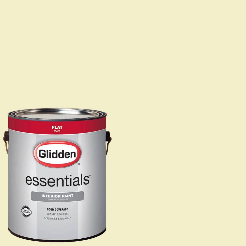 Glidden Essentials 1 gal. #HDGG19U Spring Thaw Flat Interior Paint ...