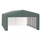 ShelterLogic Sheltertube 14 ft. x 27 ft. x 16 ft. Gray Garage ...
