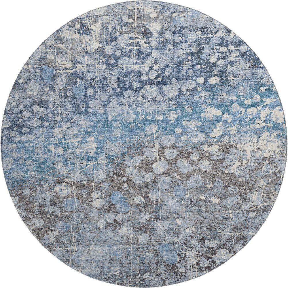 Addison Rugs Mayfield Premium Machine Washable Abstract AMF2113 Blue 8 ...