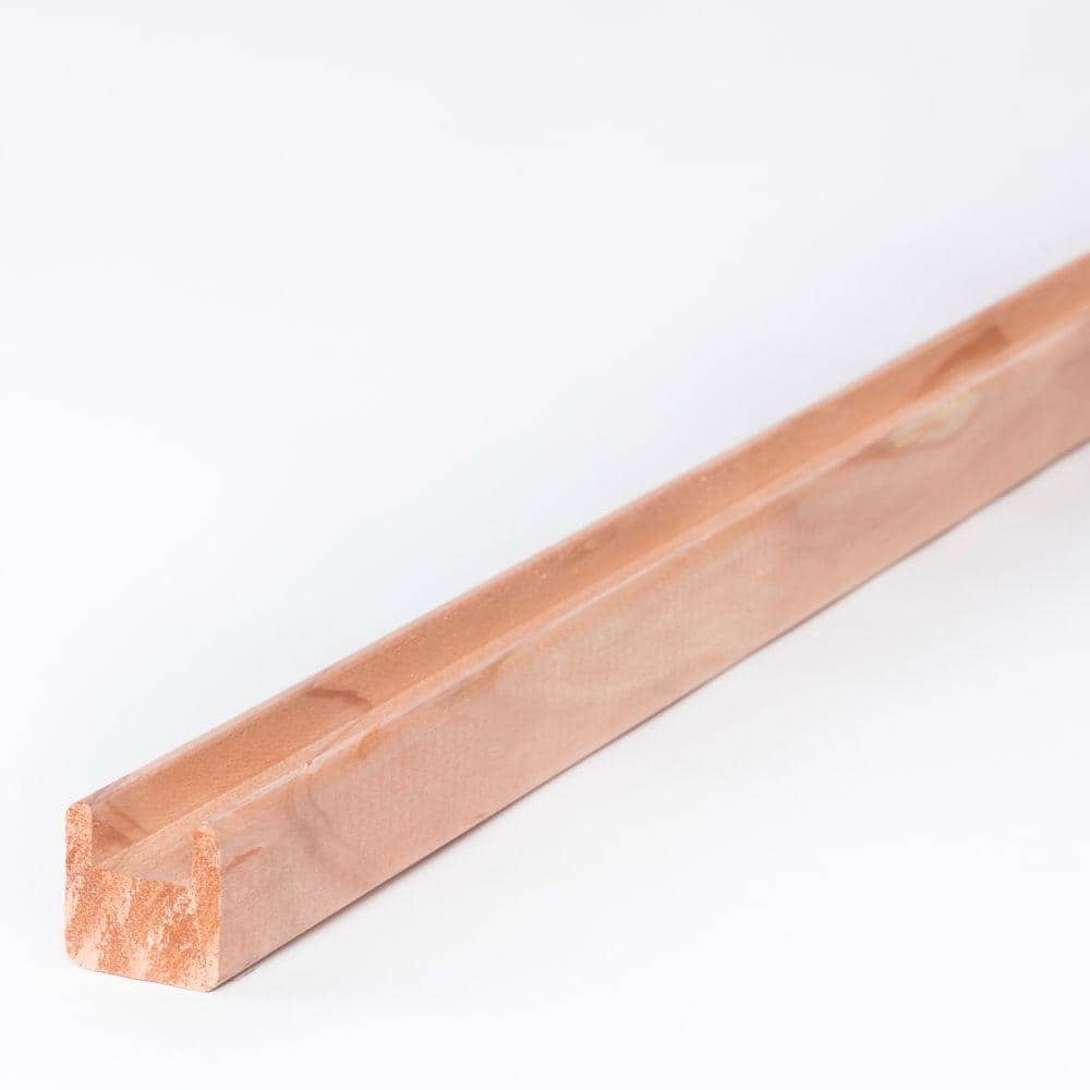 1-1/2 in. x 1-1/2 in. x 8 ft. Redwood Lattice Cap 01245 - The Home Depot