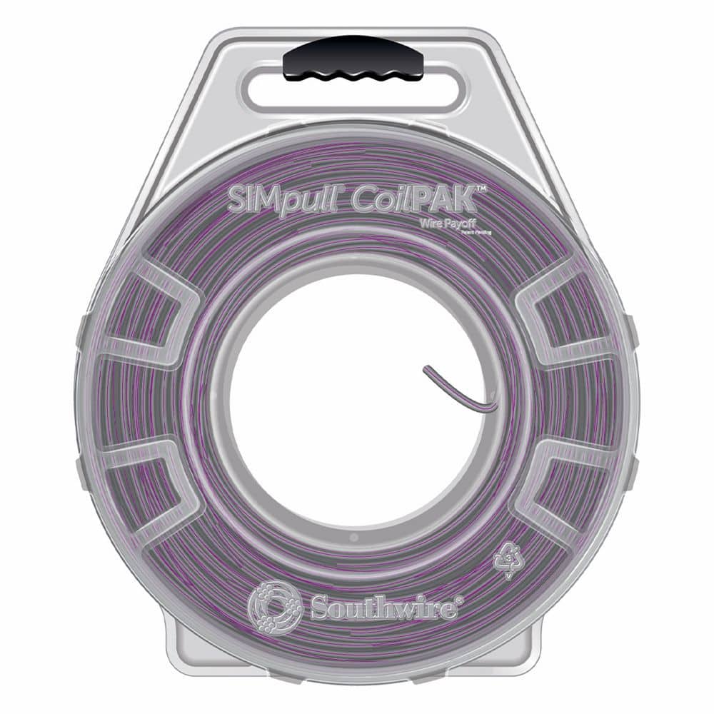 Southwire 2500 ft. 14 Purple Sol CU CoilPAK SIMpull THHN Wire 58028605 ...