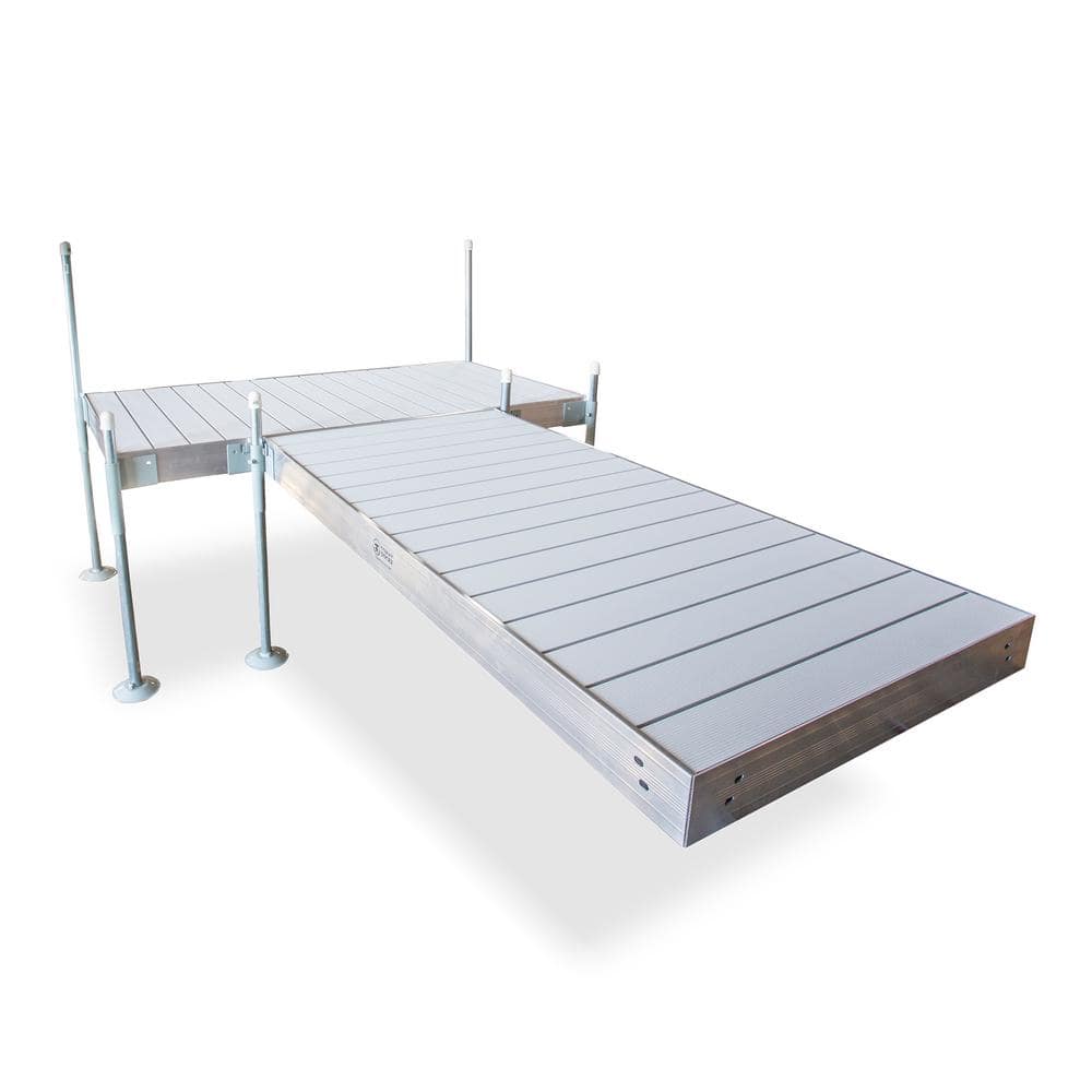 Tommy Docks 12 ft. T-Style Aluminum Frame with Aluminum Decking ...