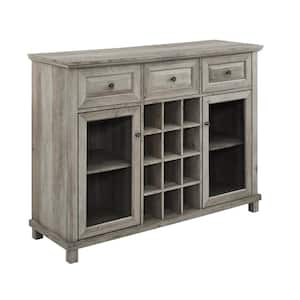 Home Source Industries Home Source Bar Cabinet with Wine Rack and Glass ...