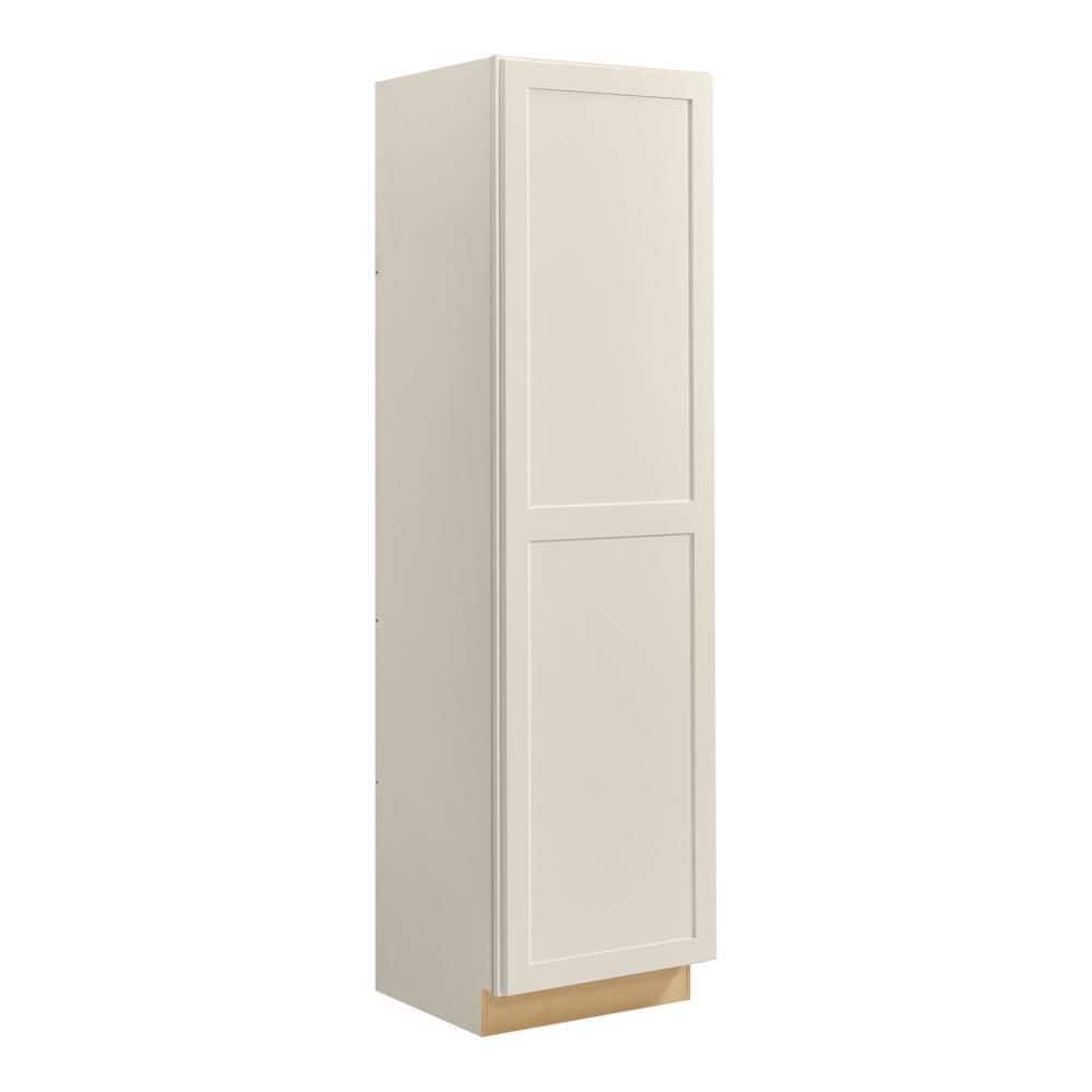 Hampton Bay Avondale 24 in. W x 90 in. H x 24 in. D Ready To Assemble Plywood Shaker Utility ...