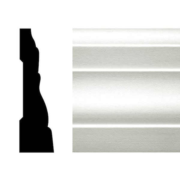 CMPC WM 366 11/16 in. x 2 1/4 in. x 84 in. Pine Primed Finger Jointed ...