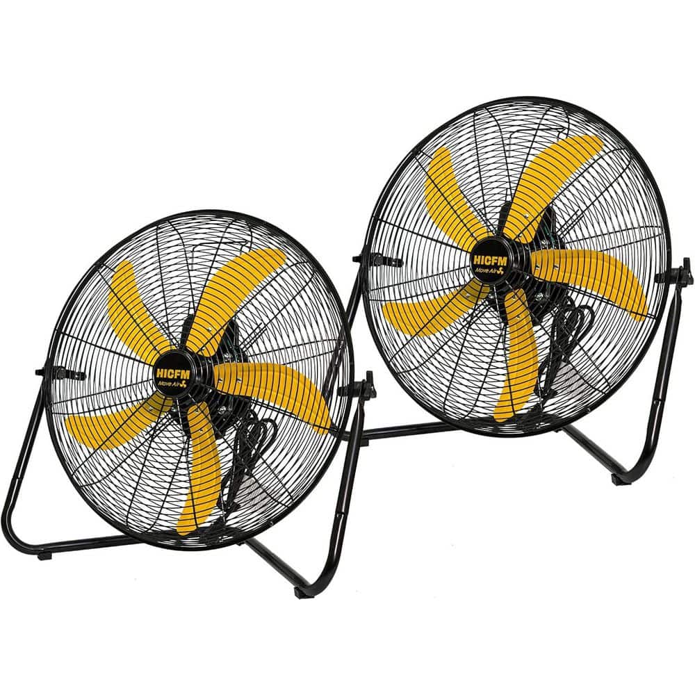 Atemomen 20 in. 3-Speed Heavy Duty Metal Industrial Drum Fan for ...