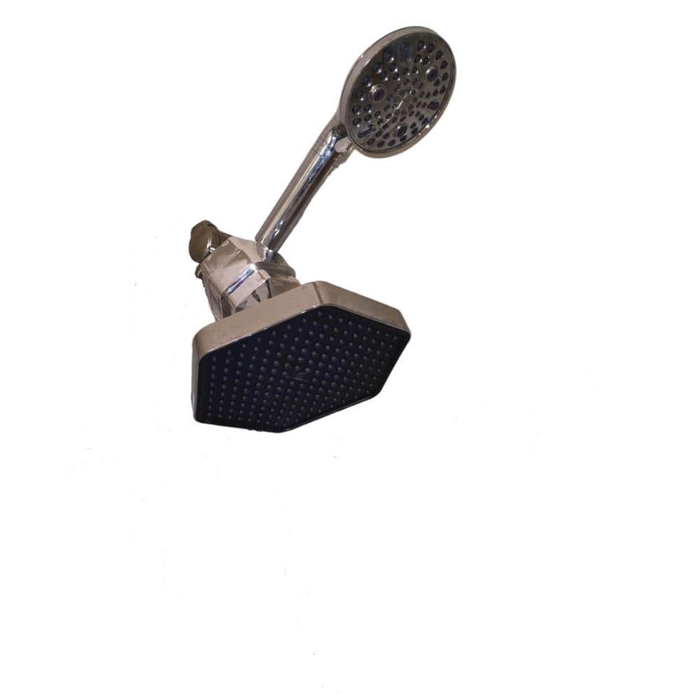 Lukvuzo Chrome Luxury Shower Head Water Filtration System with 20 Stage ...