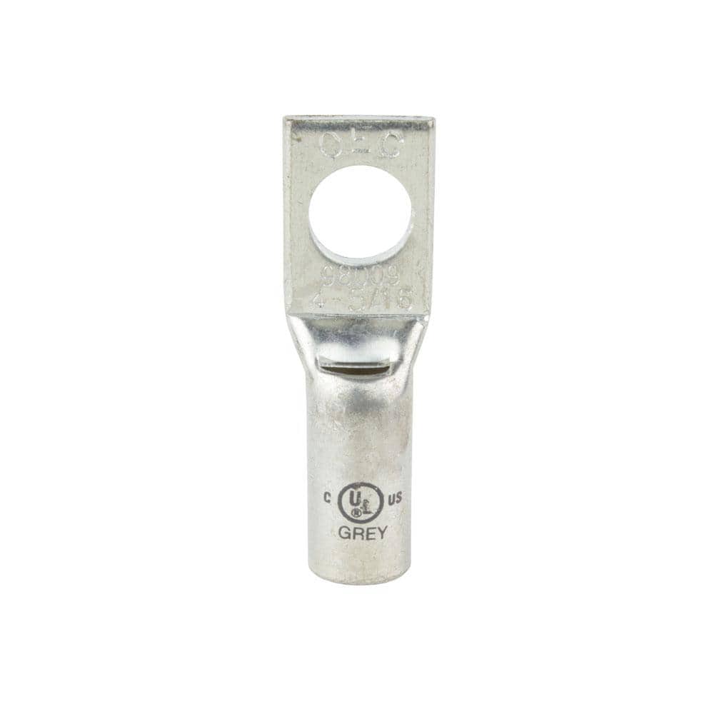 Commercial Electric Copper 1-Hole Straight Short Barrel Compression Lug ...