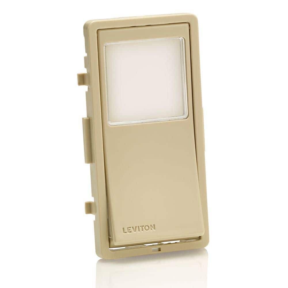 Leviton Decora 24-Hour Programmable Timer Switch Faceplate, Ivory VPTKT ...