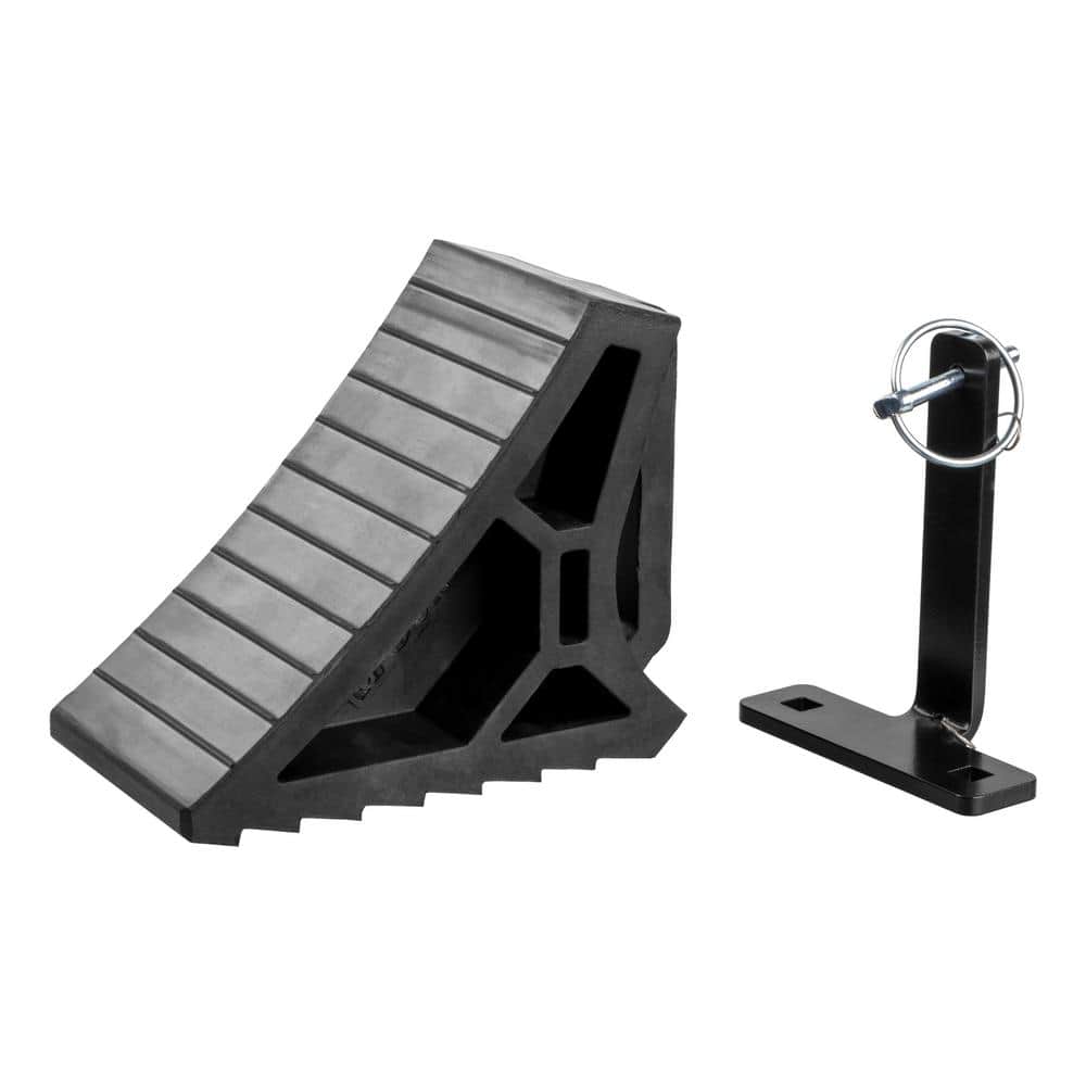 CURT HD Wheel Chock with Mounting Bracket 22803 - The Home Depot