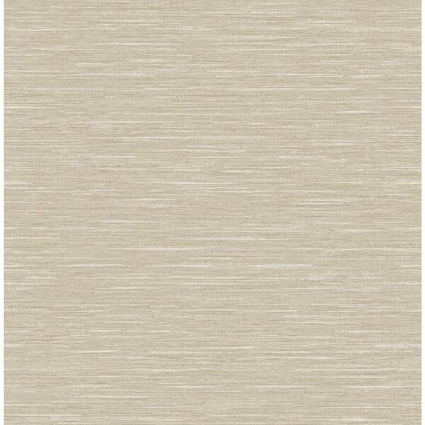 Casa Mia Textile Plain Beige Paper Non-Pasted Strippable Wallpaper Roll ...