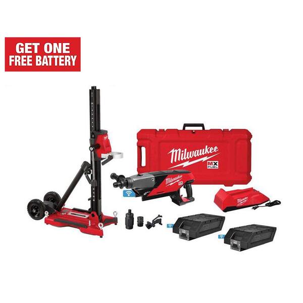 Milwaukee MX FUEL Lithium-Ion Cordless Handheld Core Drill Kit with ...
