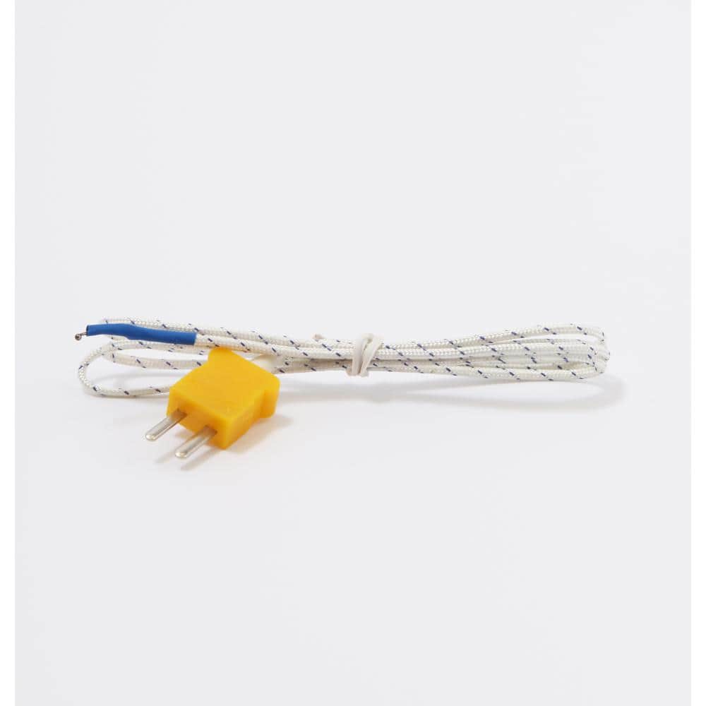 KPS K Type Thermocouple - Length 1000 mm, Plug Length 12 mm, Range ...