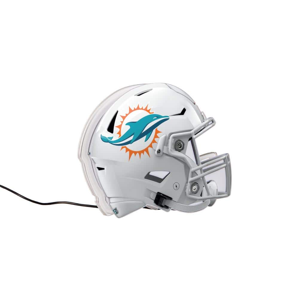 Evergreen Miami Dolphins White NFL Football Helmet Desklite LED Decor ...