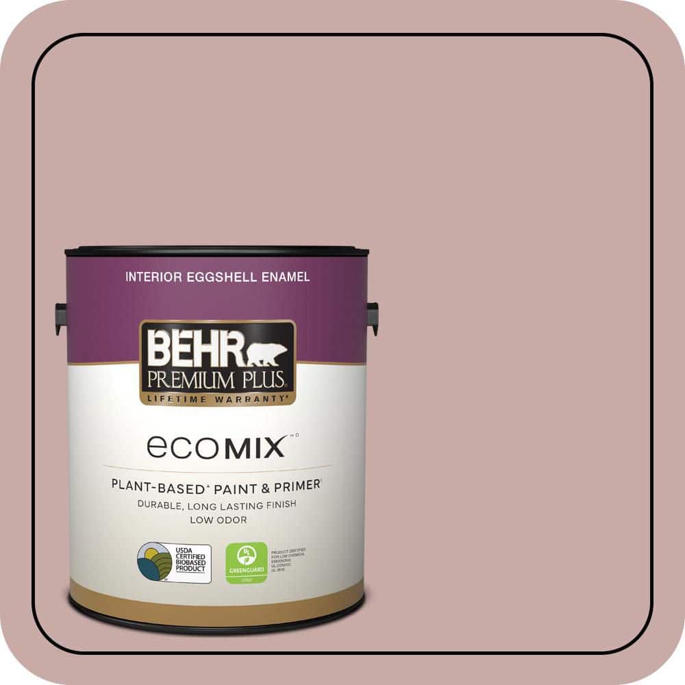 BEHR PREMIUM PLUS 1 gal. #130E-3 Rosy Tan Eggshell Enamel EcoMix Plant ...