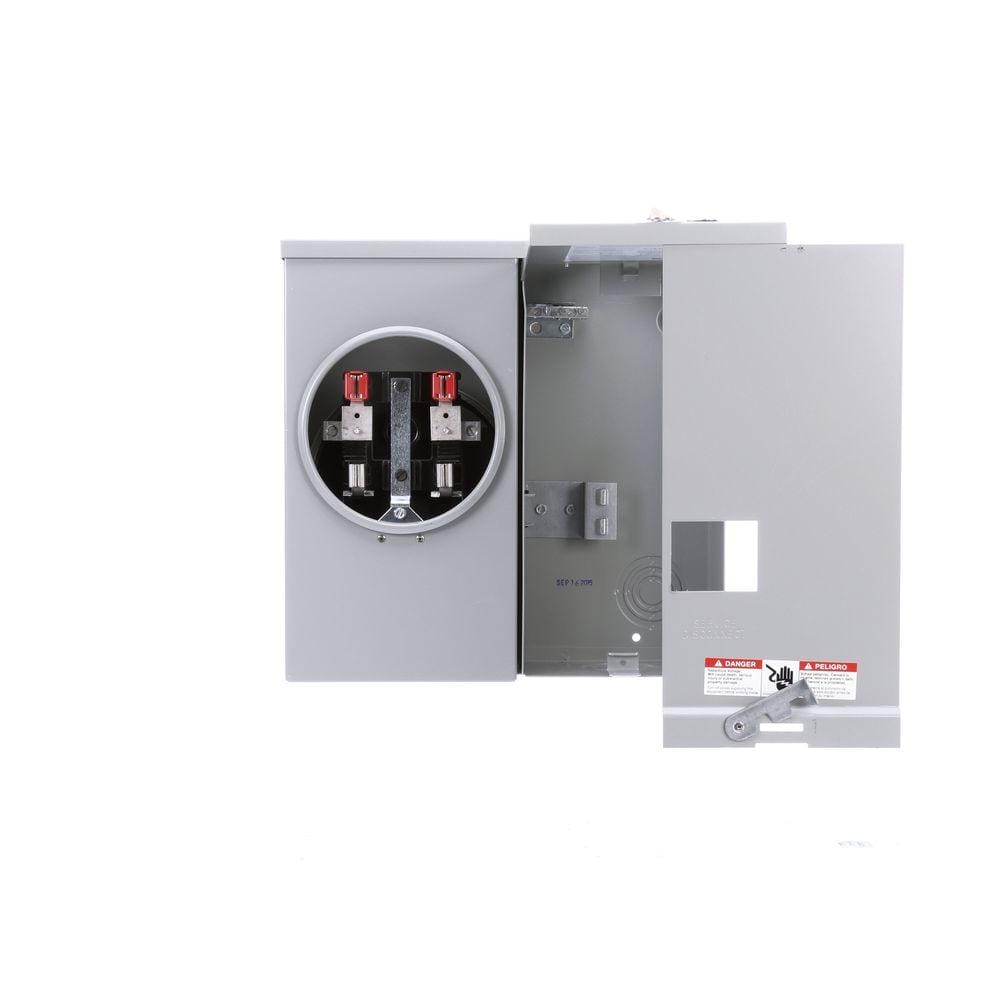 Murray 125 Amp 2-Space 2-Circuit OH Fed Surface Mount Meter Main ...