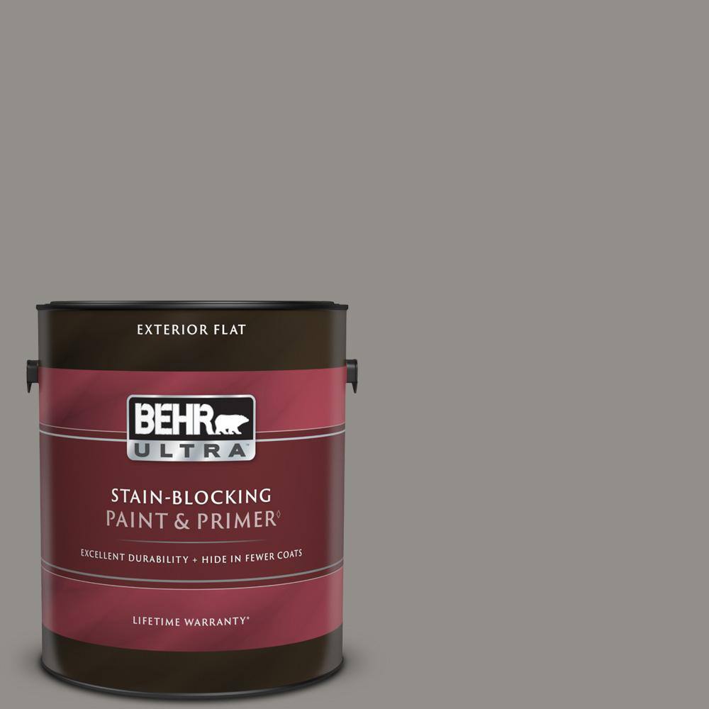 BEHR ULTRA 1 gal. Home Decorators Collection #HDC-AC-19 Grant Gray Flat ...