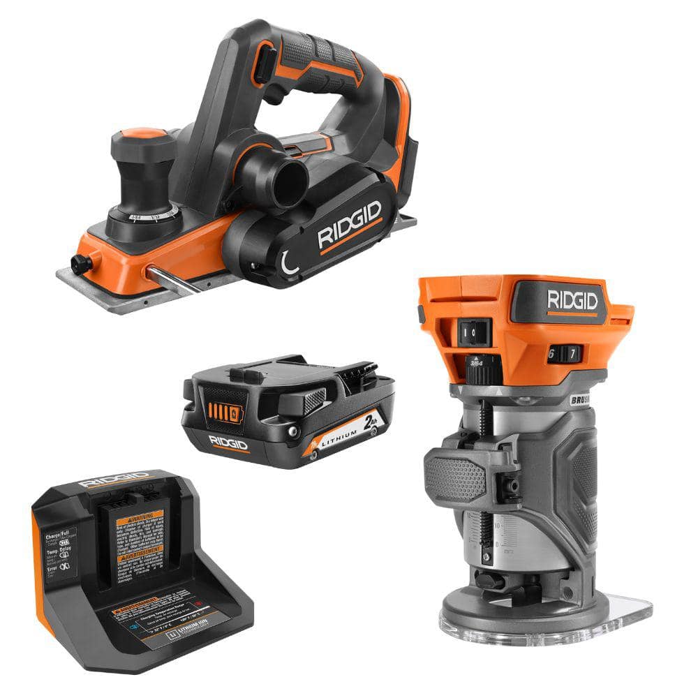 Reviews for RIDGID 18V Brushless Cordless 2-Tool Combo Kit with 3-1/4 ...