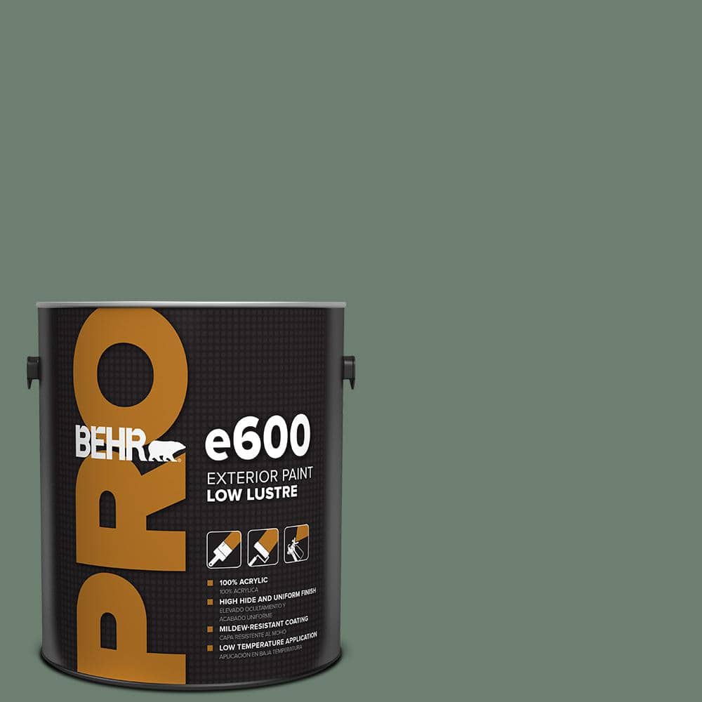 BEHR PRO 1 gal. #460F-5 Island Palm Low Luster Exterior Paint PR62301 ...