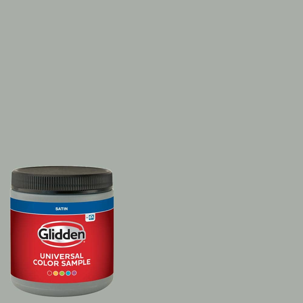 Glidden 8 oz. PPG1033-4 Light Drizzle Satin Interior Paint Sample ...