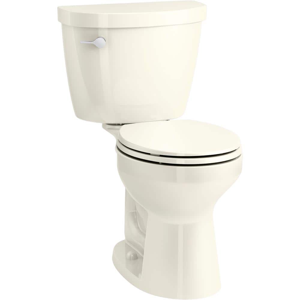 KOHLER Cimarron Comfort Height Revolution 360 2-Piece 1.28 GPF Single ...