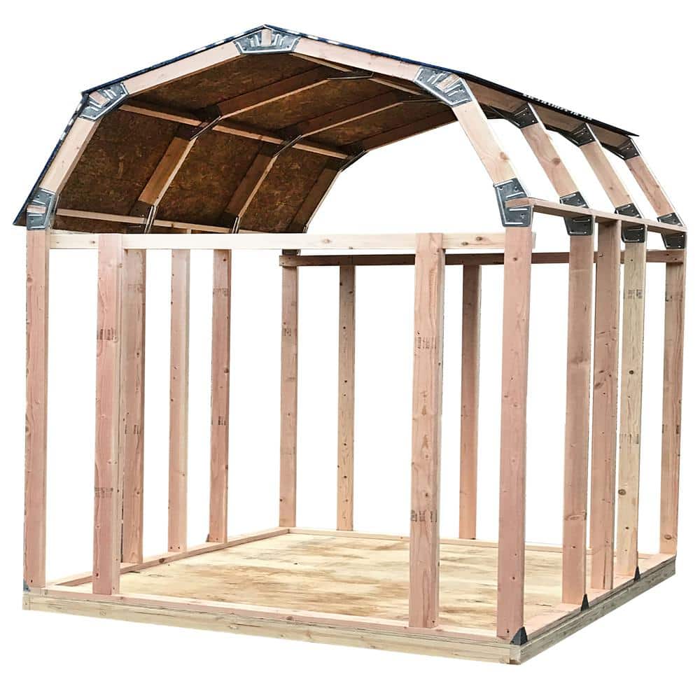 ShelterIT EZ Builder Barn Style Shed Framing Kit 70088 - The Home Depot