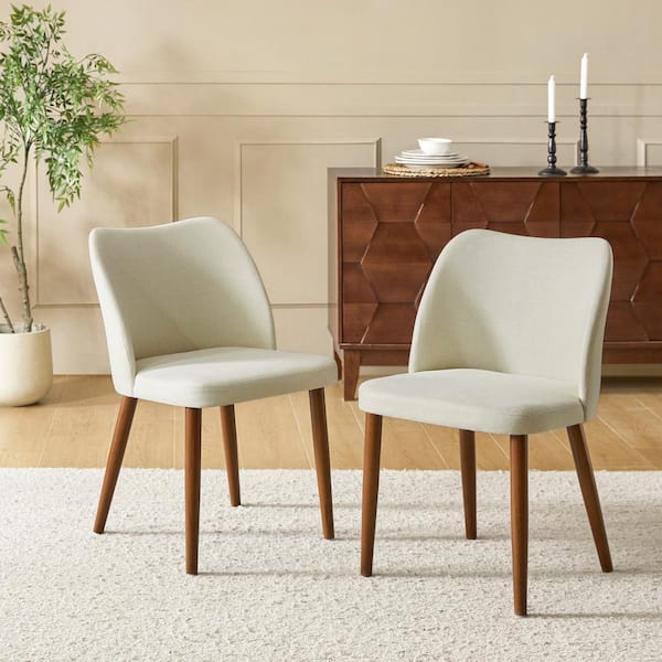 Ivory faux leather dining chairs store