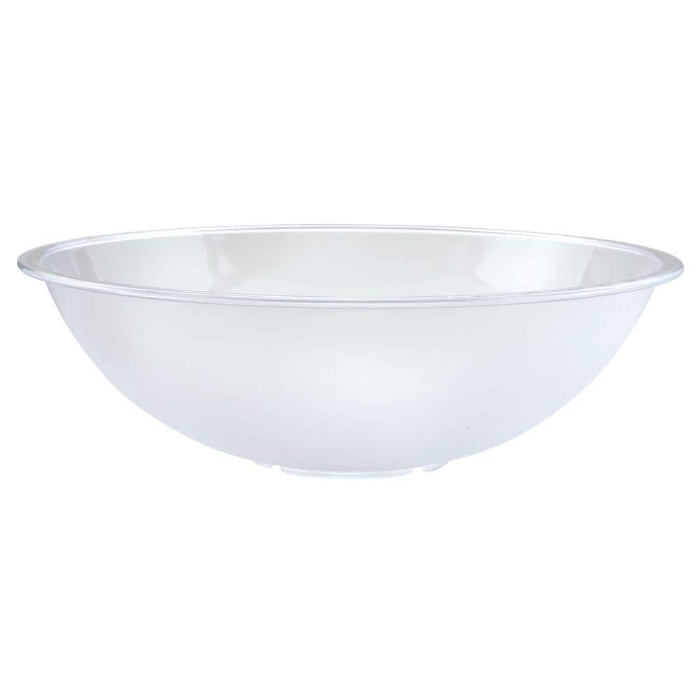 Winco 18.7 in. 480 fl. oz Clear PolycarbonatePebbled Serving Bowls PBB ...