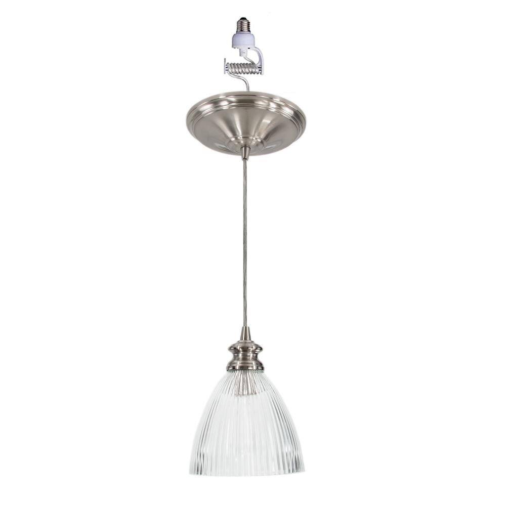Worth Home Products Instant Pendant 1-Light Recessed Light Conversion ...