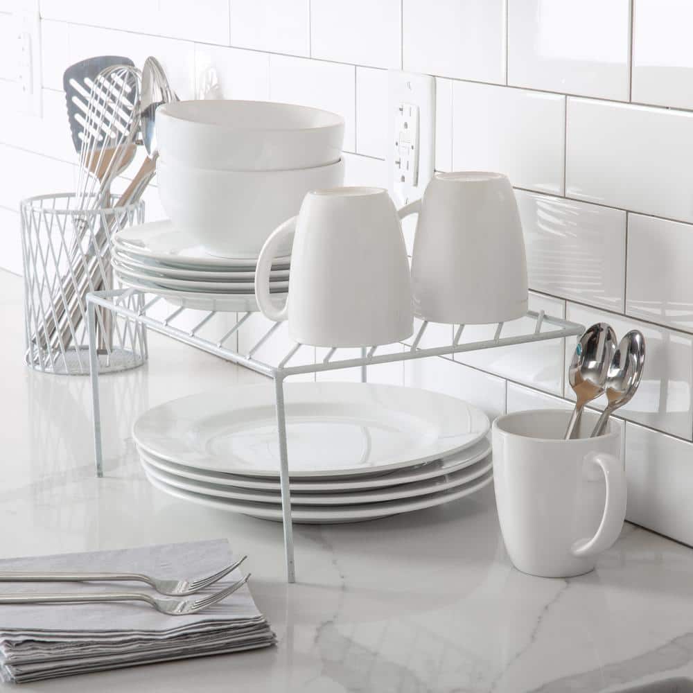 Laura Ashley White Speckled Medium Helper Shelf LA-92551-WHITE - The ...