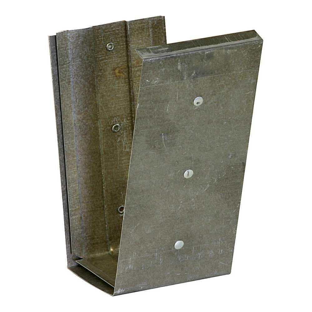 Gibraltar Building Products 4 in. Bonderized Steel Fascia Gutter Slip ...