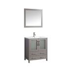Vanity Art Brescia 30 in. W x 18 in. D x 36 in. H Bath Vanity In Grey ...