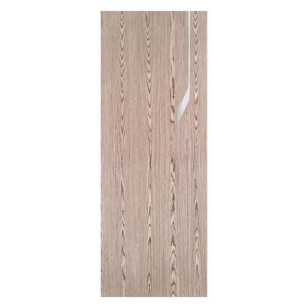 VILLAR HOME DESIGNS 36 in. x 92 in. Solid Core Dark Oak Natural Wood ...