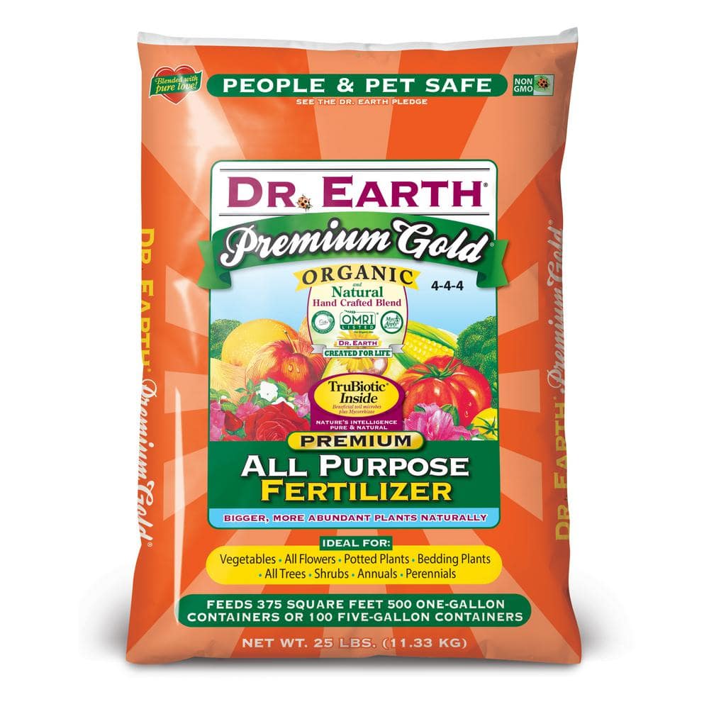 DR. EARTH 25 lb. Organic Premium Gold All Purpose Fertilizer 734 - The ...