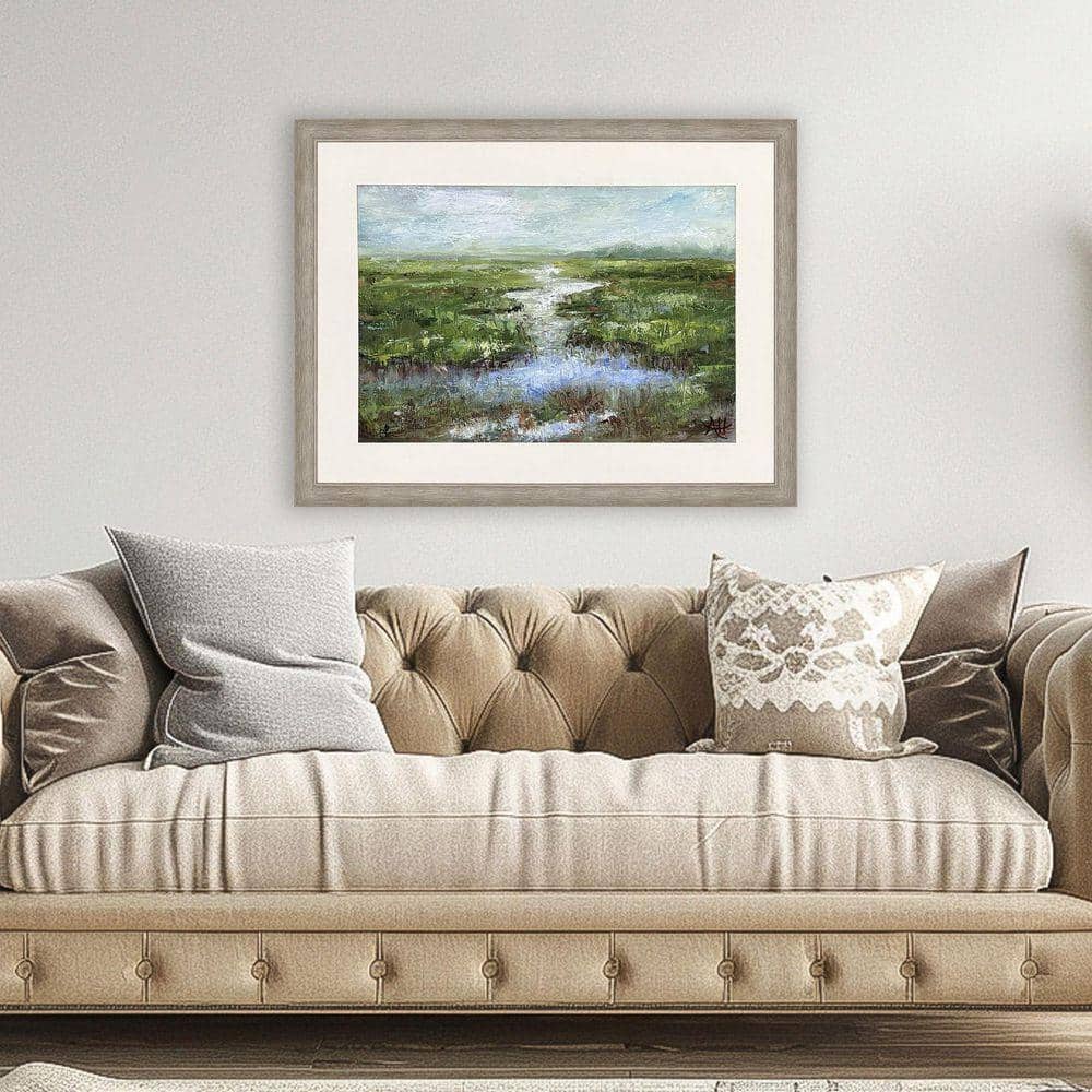 Paragon Huguenin 1 Piece Framed Canvas Transfer Coastal Art Print 36 in ...