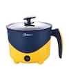 Aoibox 7-Cup Blue-Yellow Mini Rice Cooker with Non-stick Pan Flat ...