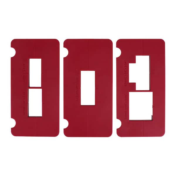 Milescraft Hinge Jig-Door Hinge Kit for Routers, 2-1/2 in. to 4-1/2 in ...