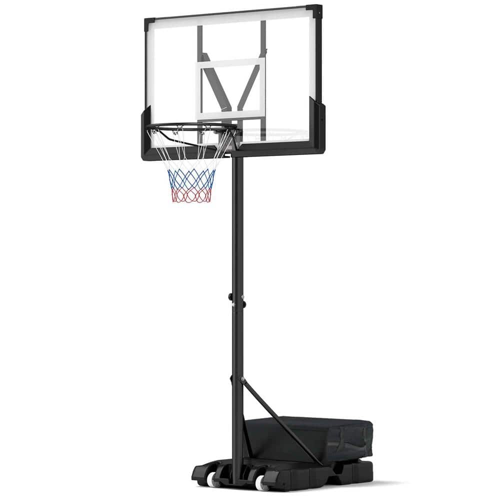 Costway Basketball Hoop Outdoor System with 45 in. Shatterproof PC ...