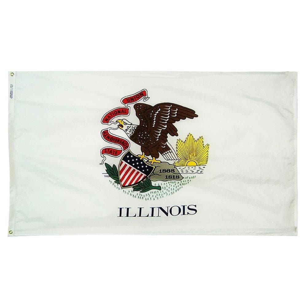 Annin Flagmakers 3 ft. x 5 ft. Illinois State Flag 141460 - The Home Depot