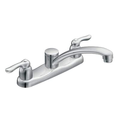 MOEN Chateau Posi-Temp Eco-Performance Single-Handle 1-Spray Shower Faucet in Chrome (Valve ...
