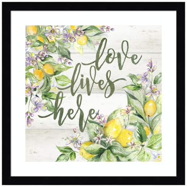 Amanti Art "Farmhouse Lemons sentiment-Love" by Tre Sorelle Studios 1 ...