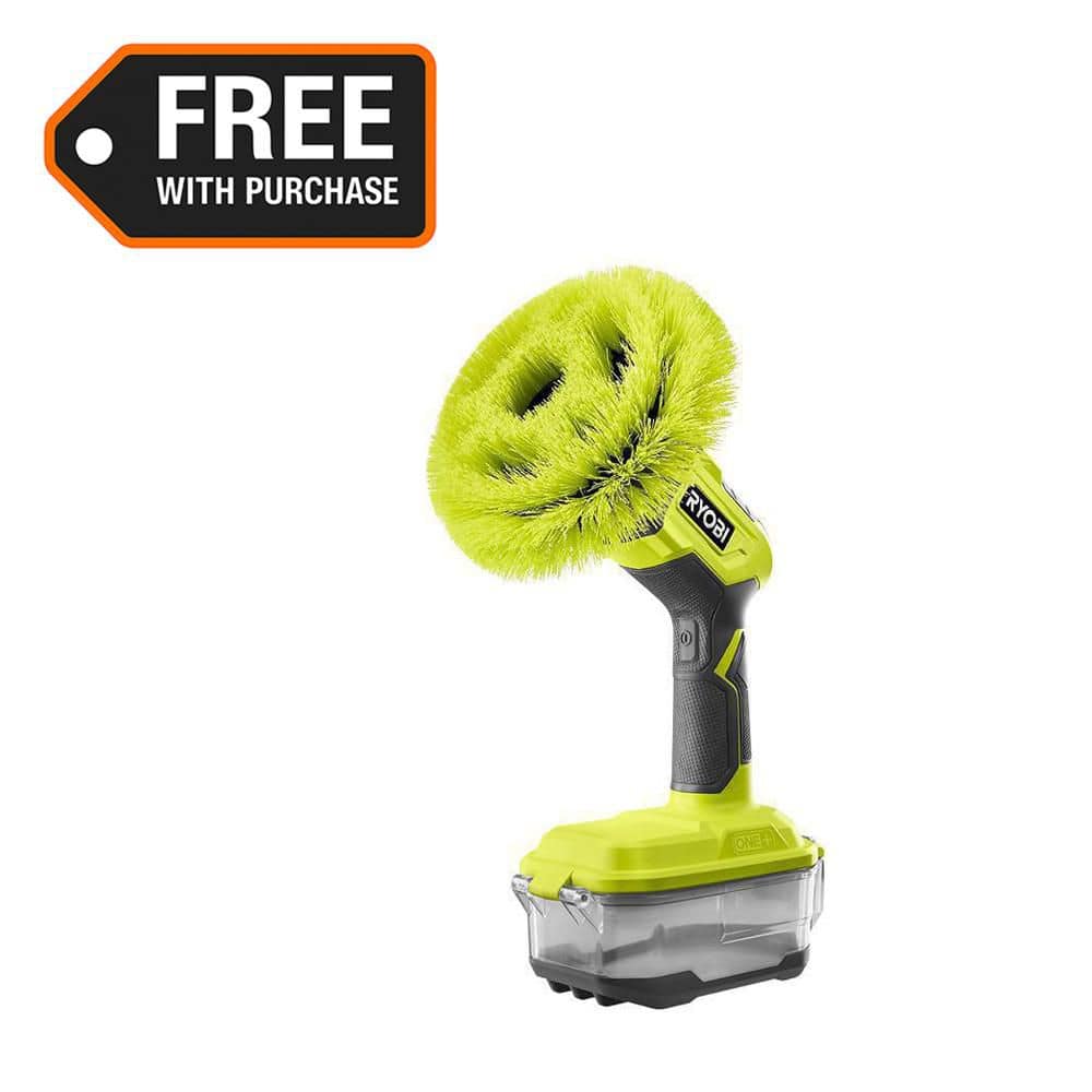 RYOBI ONE+ 18V Cordless VORTEX Power Scrubber (Tool Only) P4510 - The ...