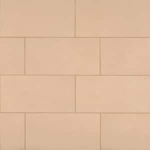 Bedrosians Sample-Sahara Rectangular 4 in. x 5 in. Matte Rose Porcelain ...